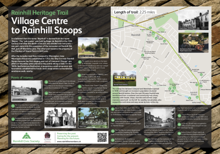 Rainhill Civic Society – Official Website of the Rainhill Civic Society