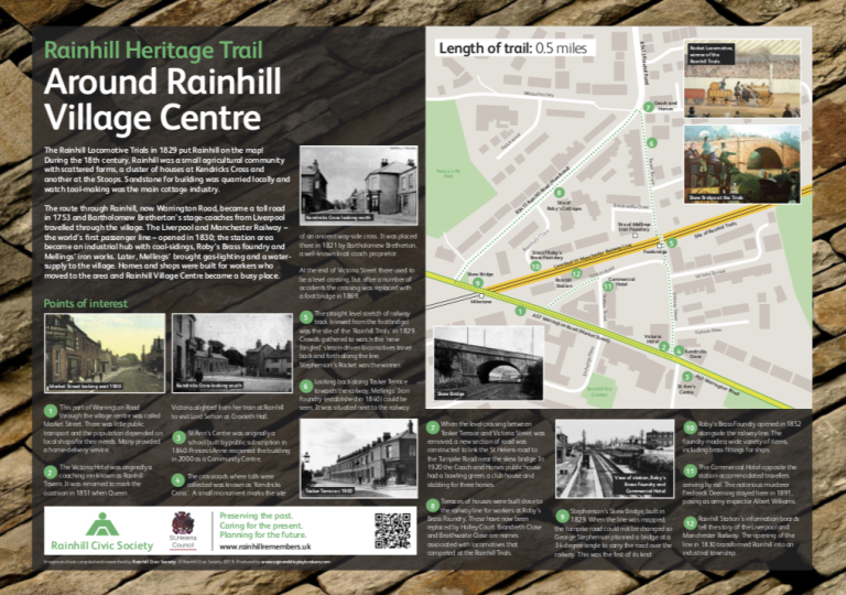 A Short Walk around Rainhill Village – Rainhill Civic Society